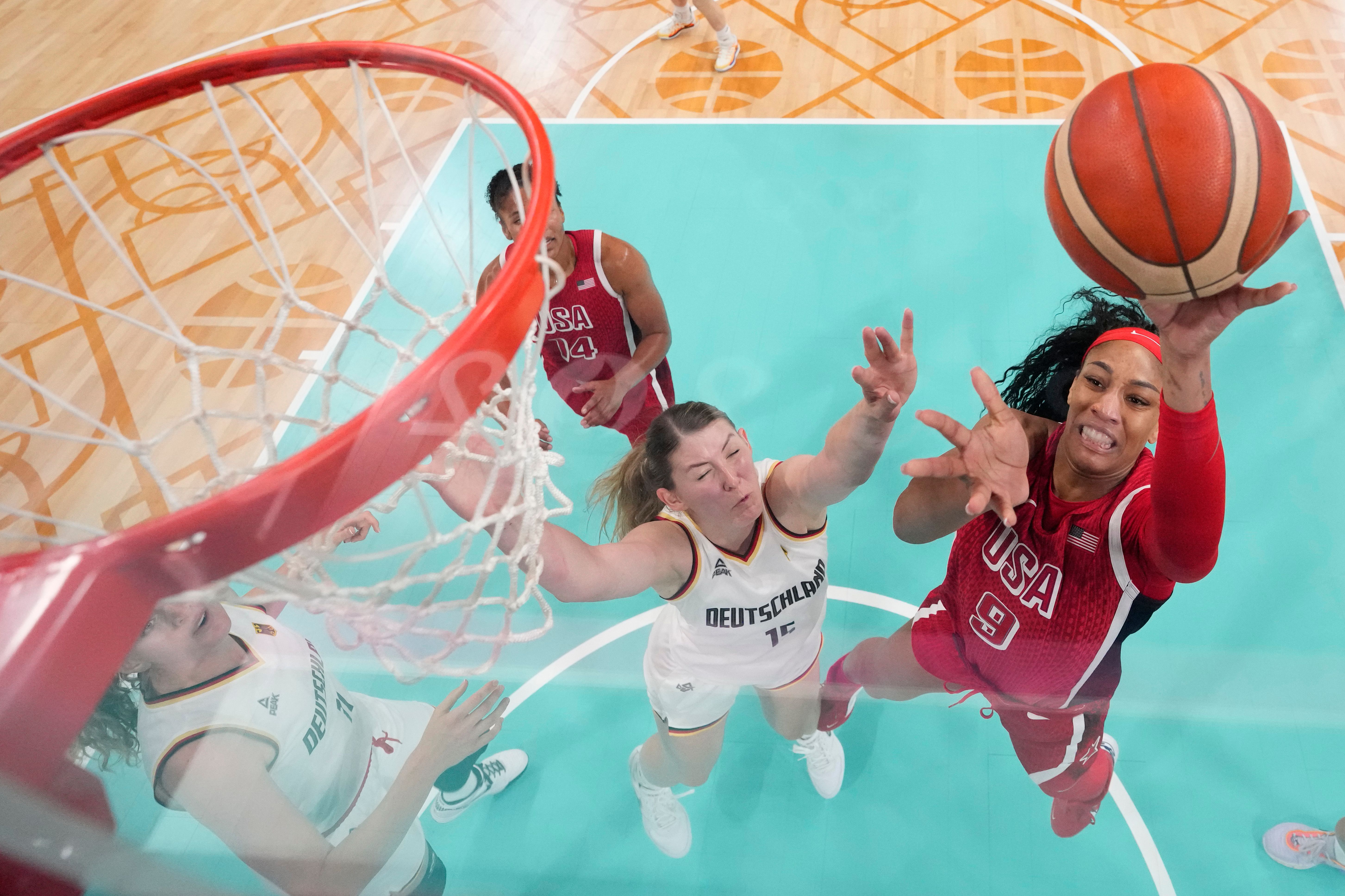 Team USA women’s basketball takes on Nigeria in Paris Olympics quarter ...