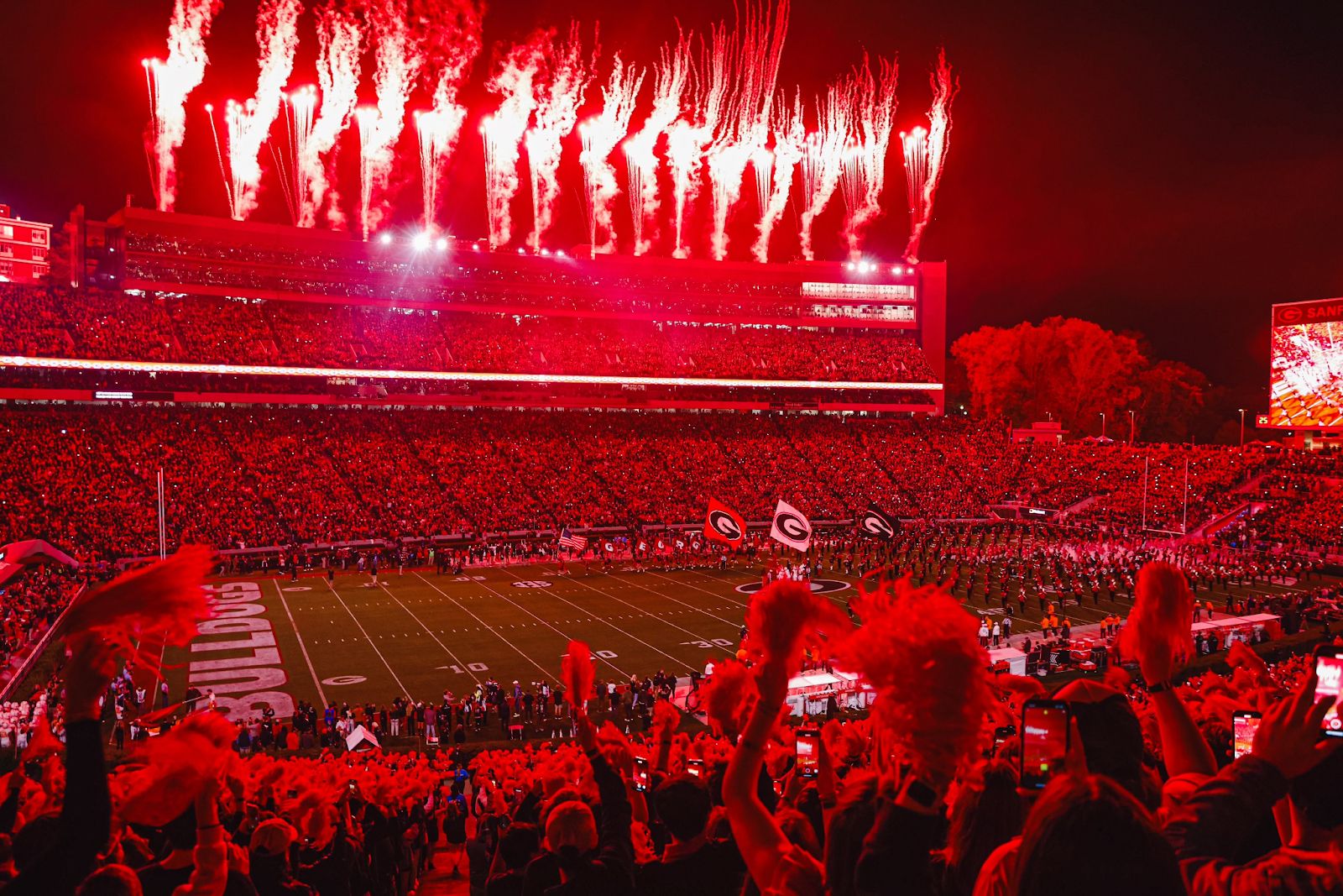 With only four weeks left, college football teams battle for spots in ...